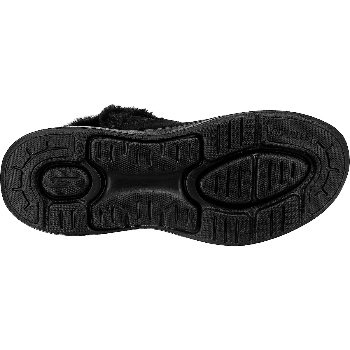 Skechers Women's GO Walk Arch FIT-Cherish Fashion Boot, Black/Black, 7.5