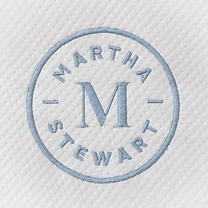 Martha Stewart SleepComplete Queen Mattress in a Box, Medium-Firm Pocket Spring and Foam Hybrid Mattress, Dual-Action Cooling, 5-Zones, Coolweave Cover,12", White