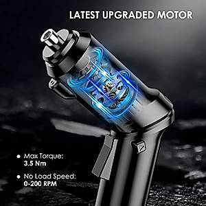 ANBEISTEE Electric Screwdriver Set, Rechargeable Cordless Screwdriver Kit with 106 pcs Bit Set, Pivoting Handle, LED Light, Carrying Case, Suitable for home DIY, Repair Tool Kit