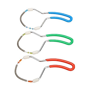 3pcs Facial Hair Remover, Women Spring Threading Epilator, Portable Face Lips Hair Removal Plastic Spring Device for Face Lip Hair Removal