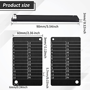 Crypto Steel Storage 2 Pieces Metal Seed Phrase Storage Stainless Steel Cryptocurrency Wallet Private Cold Storage Crypto Wallet Crypto Steel Hardware Wallet with Screws