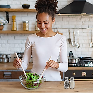 HOME BASICS Beehive-Style Glass Shakers Salt and Pepper Set, 2.5 oz, Clear