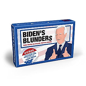 Bubblegum Stuff Biden's Blunders - The Card Game - Trivia Game - Family Games - Games for Family Games Night - Card Games for Adults and Teenagers