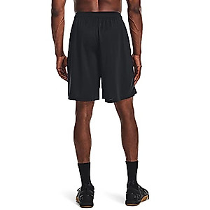 Under Armour mens Tech Mesh Shorts , Black (001)/Pitch Gray , Large