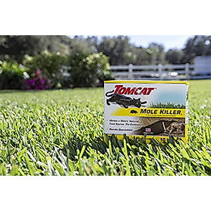 Tomcat Mole Killer-Worm Bait: Ready-to-Use, Includes 10 Worms per Box