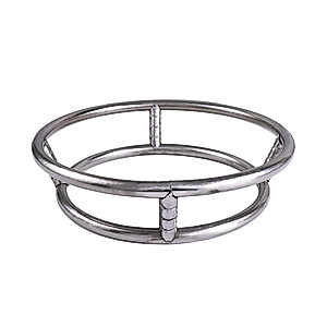 Stainless Steel Wok Ring Wok Rack Wok Stand, Round Shelf Cookware Ring for Pot Gas Stove Fry Pan, Round Shelf Home Wok Rack(23cm)