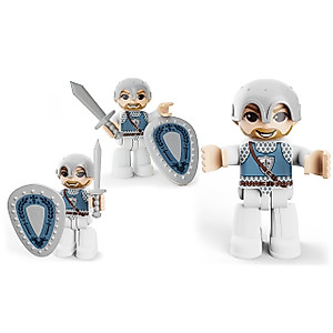 Pythagoras Magnetics Magnetic Figures Set with Knights and Vikings, Interactive Early Learning STEM Toys for Boys and Girls, Action Figures for Building Blocks and Tiles, Fun 12 pc. Add-On Kit