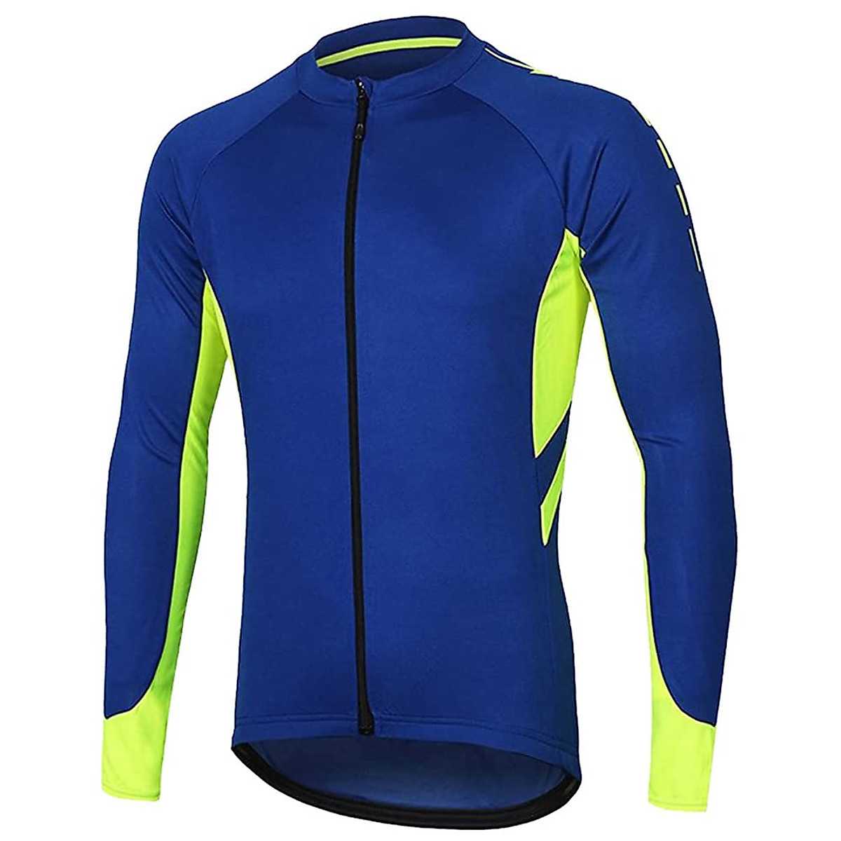 Meufam Men's Cycling Jacket Windproof Water Resistant Thermal Windbreaker Thermal Jacket Warm Shell Running Jacket (Blue,X-Large,Male,Adult,US,Alpha,X-Large,Regular,Regular)