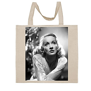 FC Carino Marlene Deitrich - A Nice Graphic Cotton Canvas Tote Bag FCA #FCAG309471