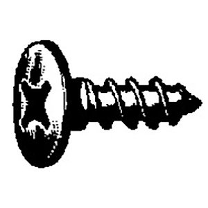 100#8 X 7/16" Phillips Truss Head Tapping Screw Chrome