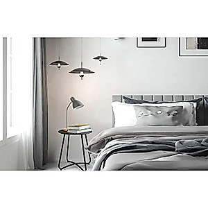 HollyHOME Small Round Patio Metal Side Snack Table, Accent Anti-Rust Steel Coffee Table for Garden, Modern Weatherproof Outdoor End Table, (H) 17.55" x(D) 15.60", Black