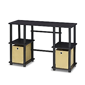 FURINNO Turn-N-Tube Computer Desk, Espresso