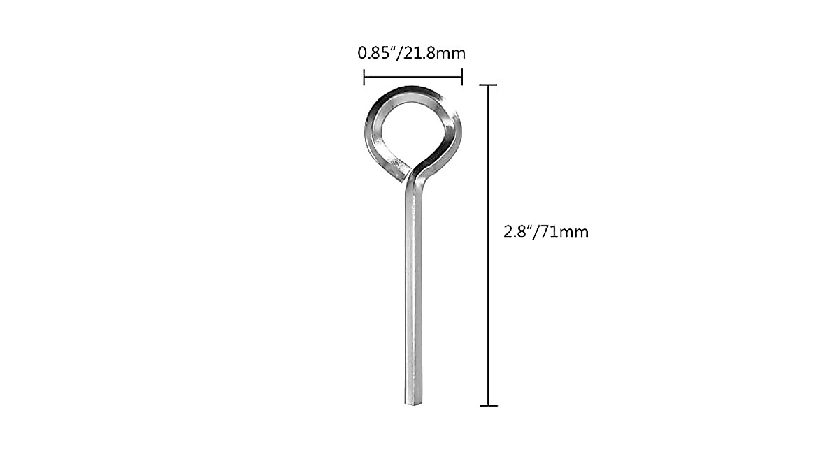 Alamic 5/32" Hex Dogging Key - 6 Pack for Exit Devices