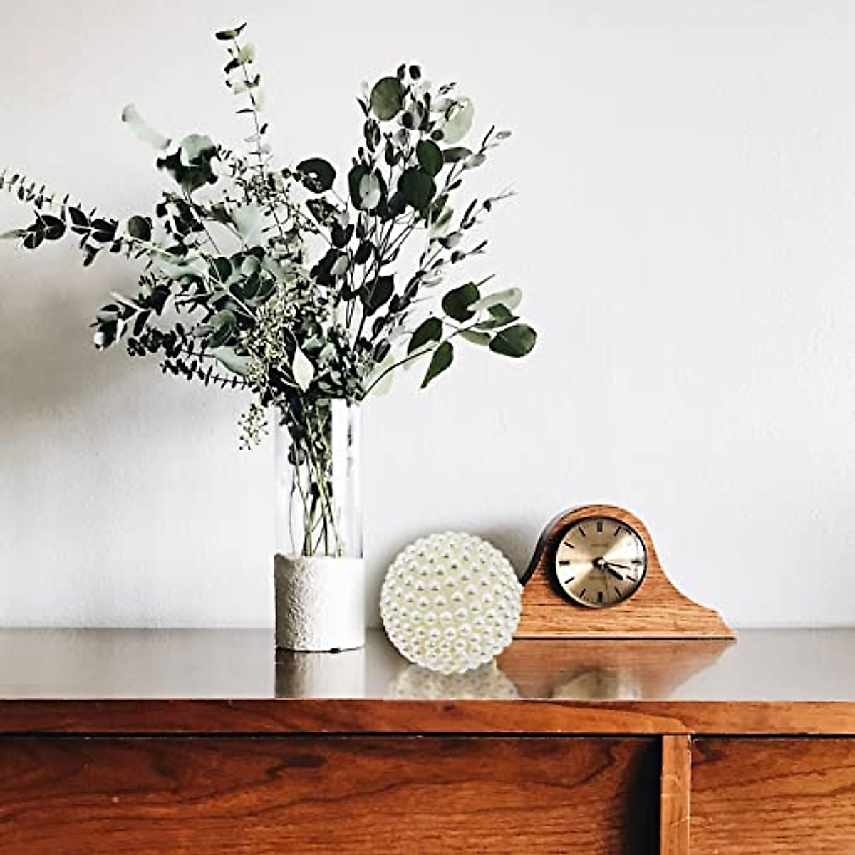 Galt International Decorative Pearl Covered Ball Orbs Bowl Filler Vases & Baskets 3.8” Diameter Set of 3 Vase Bowl Tray Filler Decor Orbs Dining Table Coffeetable Centerpiece Spheres