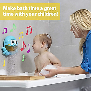 Chuchik Octopus Bath Toy. Bubble Bath Maker for The Bathtub. Blows Bubbles and Plays 24 Children’s Songs – Kids,Toddler Baby Bath Toys Makes Great Gifts for Toddlers – Sing-Along Bath Bubble Machine