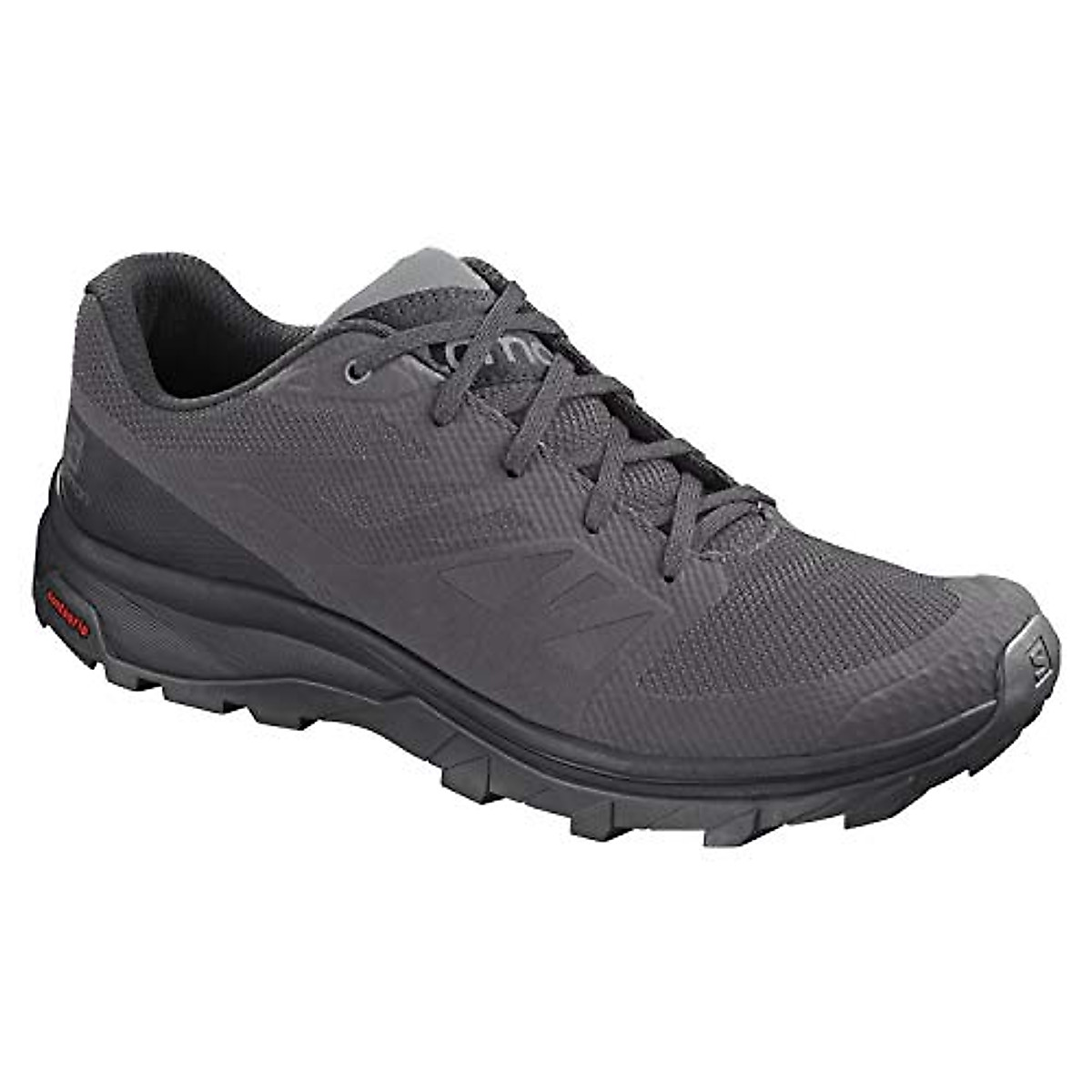 Salomon Outline Hiking Shoes for Men, Magnet/Black/Monument, 7