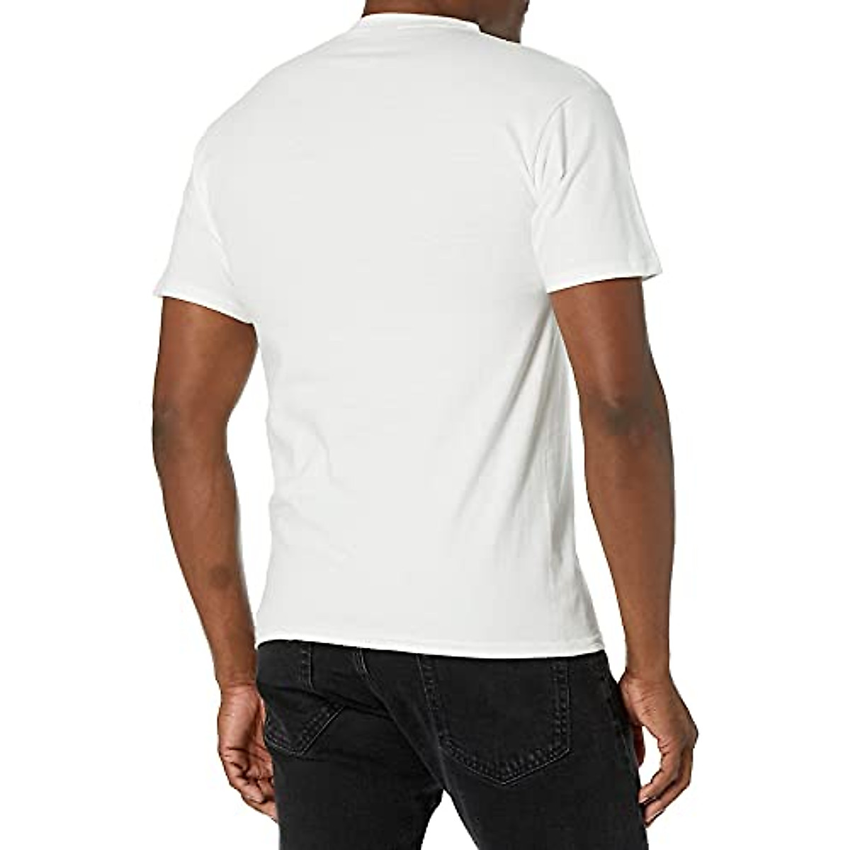 Hanes Short Sleeve Beefy Pocket T-Shirt Big Sizes , 5190x, White, 2XL