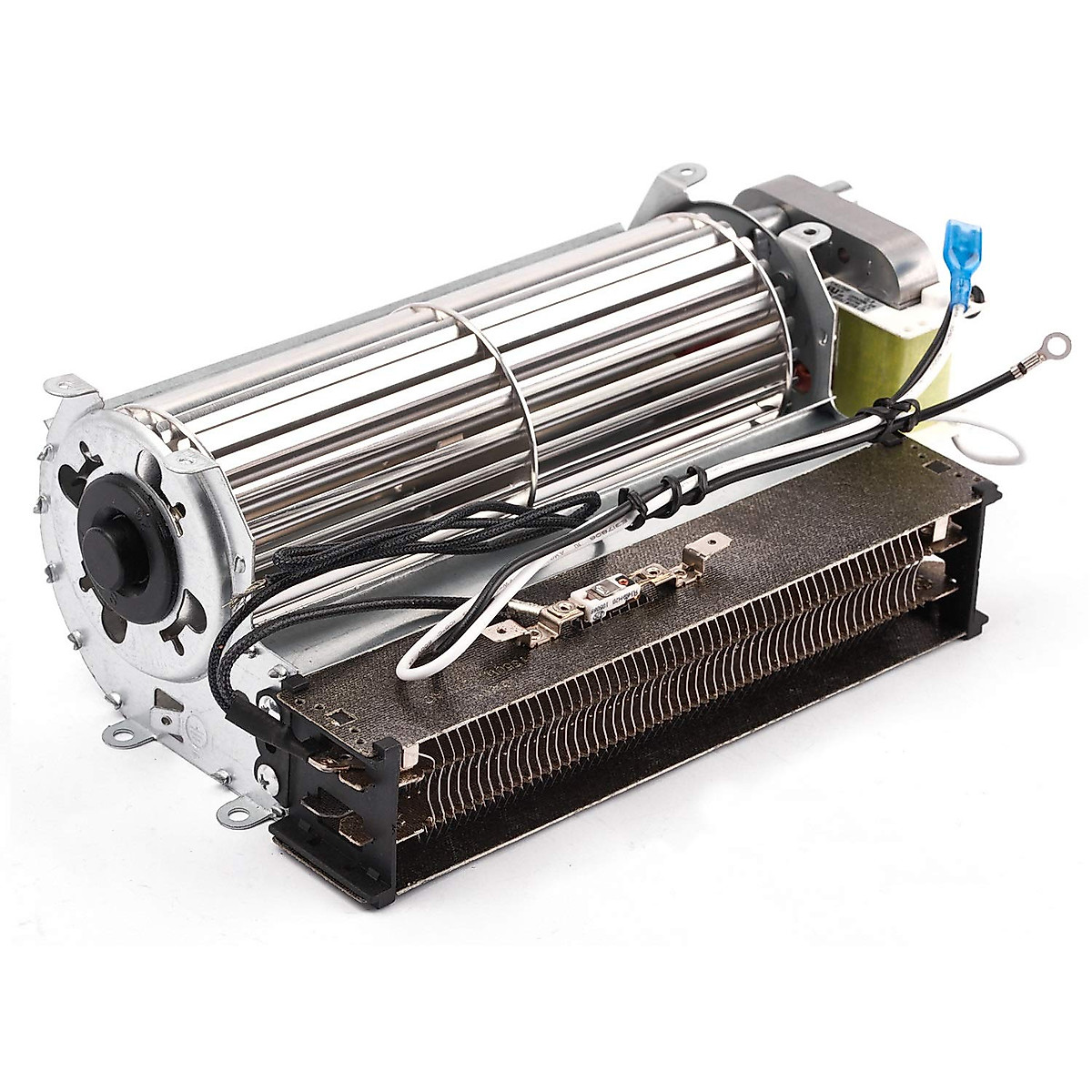 Replacement Fireplace Fan Blower and Heating Element for Twinstar Electric Fireplace, Wood Burning Stove, Blower with Heather Element for Twin Star 28E05, 28E05R, TS-001, 23EF010GAA Electric Fireplace