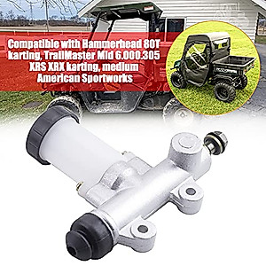 CNCMOTOK Brake Master Cylinder HammerHead 80T TrailMaster MID 6.000.305 XRS XRX Go Kart Brake Master Cylinder