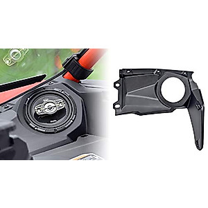 SAUTVS Front Dash Speaker Mount for Can Am X3, Front 6.5 inch Speaker Enclosure Panels for 2017-2022 Can-Am Maverick X3 / X3 Max Stereo System Accessories
