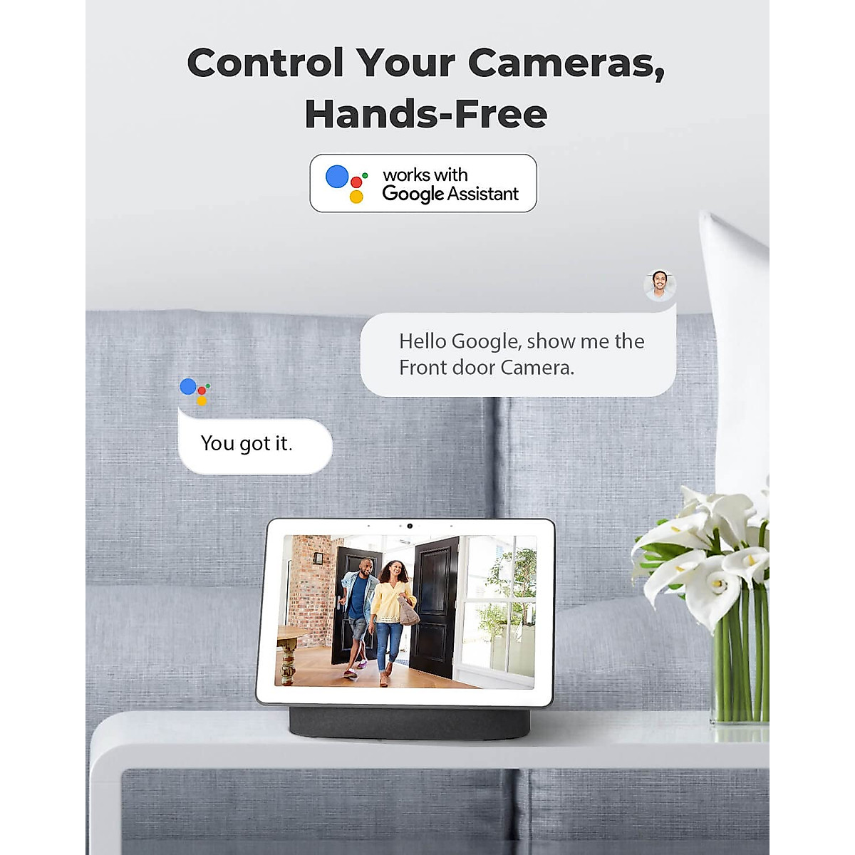REOLINK PoE Outdoor Home Security Cameras, 5MP Surveillance IP Cameras, Smart Human/Vehicle Detection, Timelapse, 100ft Night Vision, Up to 256GB SD Card, 2X RLC-510A White Bundle 2X RLC-510A-Black
