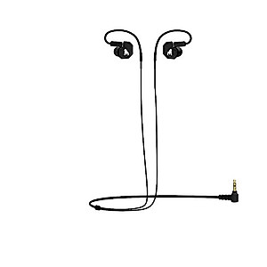 KONG-X Wired Earbuds in-Ear Headphone HiFi Wired Earphones Noise Isolating with Memory Foam Deep Bass Sound Stereo for 3.5mm Headphone - K27 Black