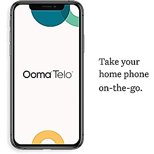 Ooma Telo Air 2 VoIP Free Home Phone Service with Wireless and Bluetooth connectivity. Affordable Internet-Based landline Replacement. Unlimited Nationwide Calling. Low International Rates. (Renewed)