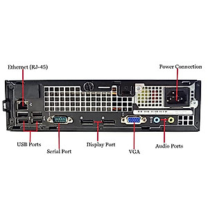 Dell OptiPlex 7010 USFF Computer Desktop PC, Intel i5 3.2GHz, 8GB Ram, 500GB Hard Drive, WiFi & Bluetooth, Wireless Keyboard and Mouse, 24 Inch FHD Monitor, Webcam, Windows 10 (Renewed)