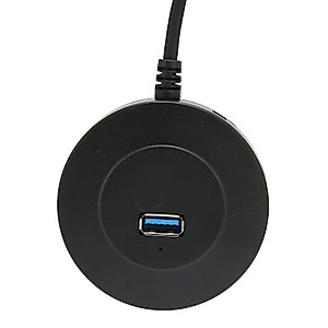 Small 4-Port USB 3.0 Hub,Round Header LED Fast Charging Data Transfer Multiport Adapter, for Laptop PC Computer Desktop Mouse Keyboard for OS X 10.0+