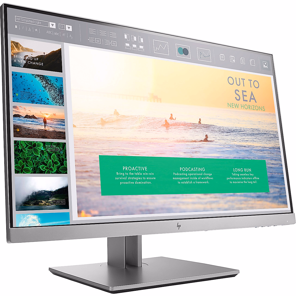 HP 23’’ (58.4 cm) EliteDisplay E233 IPS LED Backlit FHD Anti-Glare Computer Monitor with Pivot Rotation (Black/Silver)