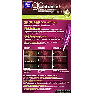 SoftSheen-Carson Dark and Lovely Ultra Vibrant Permanent Hair Color Go Intense Hair Dye for Dark Hair with Olive Oil for Shine and Softness, Passion Plum