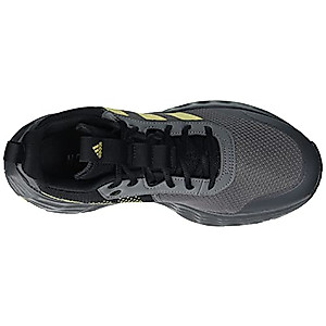 adidas Men's Ownthegame Shoes Basketball, Grey Five/Matte Gold/Core Black, 11.5