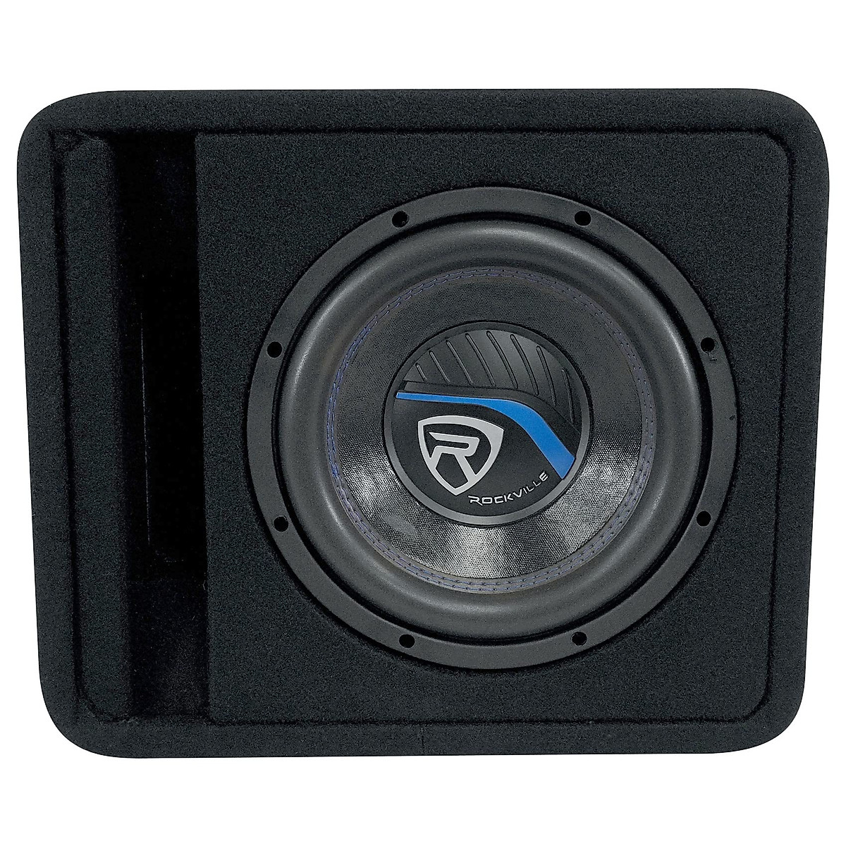Rockville VS10K52 10" K5 1200w Car Subwoofer in Vented Sub Enclosure Box - 2 Ohm