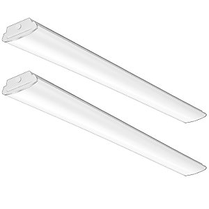 TychoLite 8FT LED Shop Lights 110W LED Garage Light, 6000K, 12000lm, 8 Foot LED Linear Strip Fixture, Surface and Suspend Mounting, for Warehouse, Workshop, Replace for Fluorescent Tube 2 Pack
