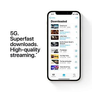 Apple iPhone 12 Mini (256GB, White) [Locked] + Carrier Subscription