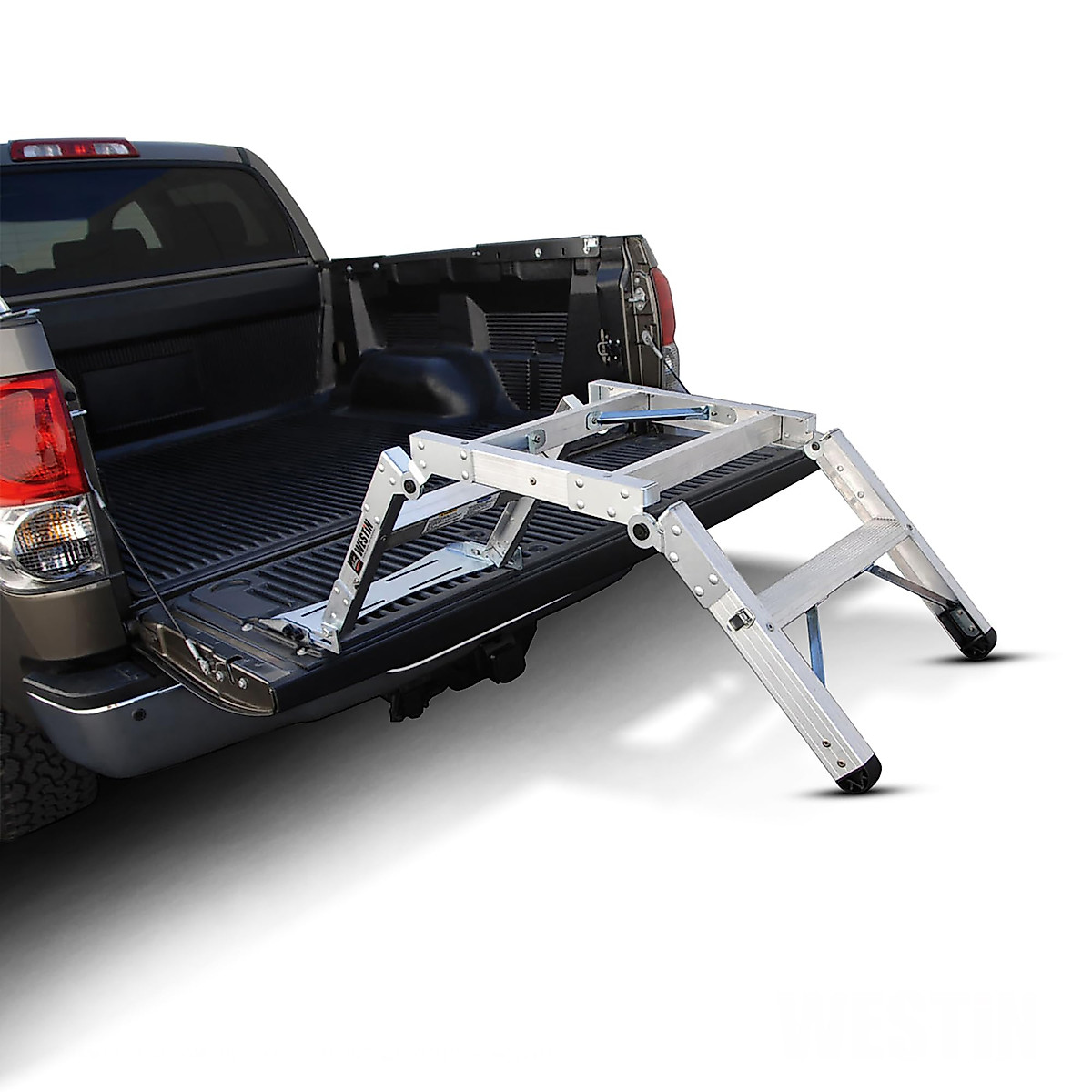 Westin 10-3000 Truck-Pal Tailgate Ladder,Silver