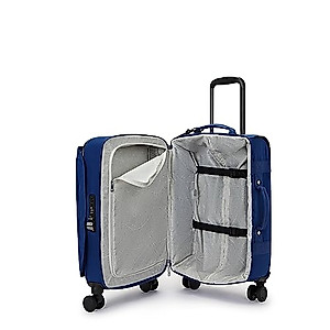 Kipling Spontaneous Small Rolling Luggage Deep Sky Blue