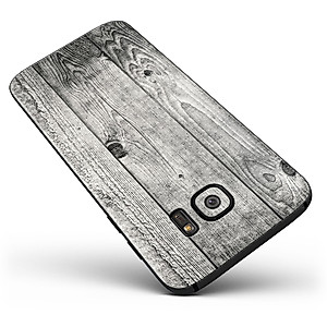 Design Skinz Design Skinz Dark Washed Wood Planks Full-Body Wrap Decal Skin-Kit for The Galaxy S7 Edge