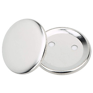 Blank Button Making Supplies, Round Badge Button Parts, Metal Button Pin Badge Kit for Button Maker Machine, DIY Crafts