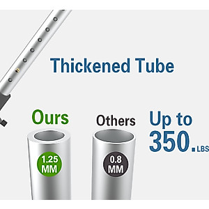 Delog Toilet Safety Rails 350 lb - Adjustable Toilet Safety Frame & Rails, Toilet Safety Rail for Elderly Adults, Toilet Handles for Seniors, Toilet Bars for Elderly & Handicap