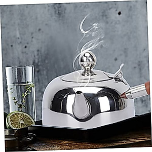 PRETYZOOM 1pc Kettle Turkish Coffee Warmer Gas Heaters for Home Espresso Coffee Maker Machine Stove Top Teapot Electric Coffee Percolators Vintage Tea Cups Induction Pans 304 Stainless Steel