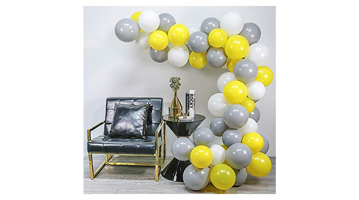 Bright Yellow Latex Balloons – 100 Pack for Stunning Parties