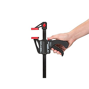 TEKTON 24 Inch Ratchet Bar Clamp / 30 Inch Spreader Set, 2-Piece | CLP51524, Red Metallic