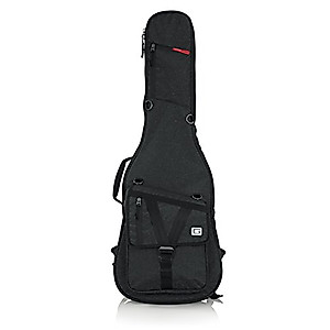 Gator Cases Transit Series Electric Guitar Gig Bag; Charcoal Black Exterior (GT-ELECTRIC-BLK)