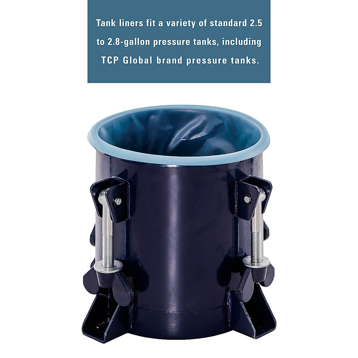 Master Elite 2.8 Gallon Paint Pressure Pot Tank Liners, Pack of 48 - Disposable Liners that Fit Most 2.5 to 2.8 Gallon Tanks, TCP Global Models - Keep Coating Tank Clean