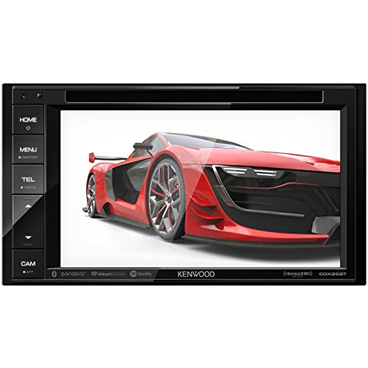 Kenwood DDX26BT Double DIN SiriusXM Ready Bluetooth In-Dash DVD/CD/AM/FM Car Stereo Receiver w/ 6.2" Touchscreen