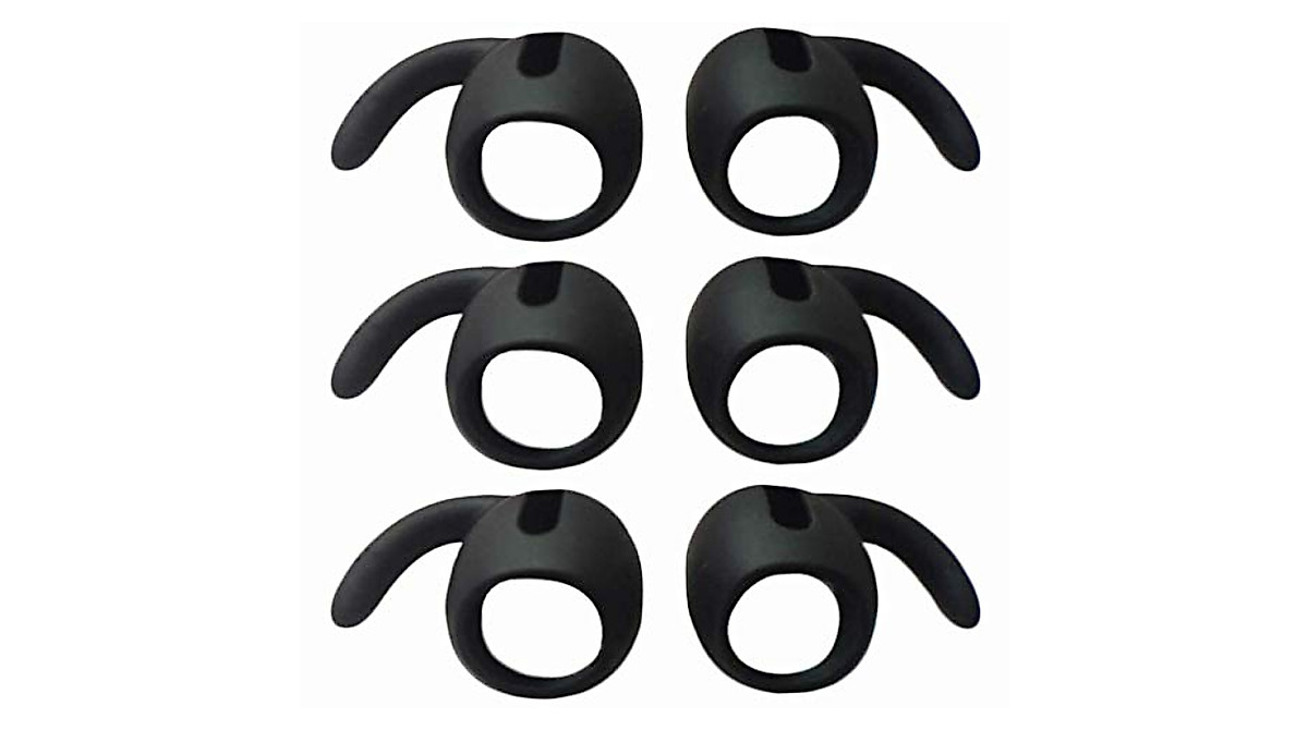 Secure Your AirPods Pro with Zotech Ear Hooks – 3 Pairs Black