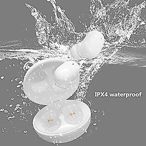 Wireless Earbuds for Kids,Bluetooth Headphones for Small Ears Women Man Adults,25hrs Playtime Built in Mic Earphones Premium Deep Bass in Ear Headset for School Sport Gym (Pink)