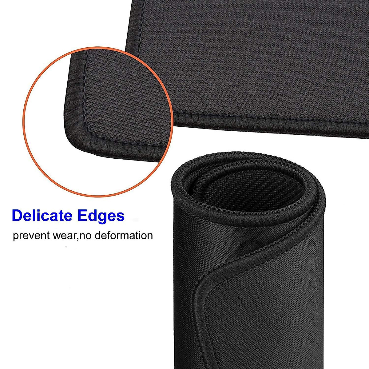 Gaming Keyboard Mouse Pad Gaming Halloween Dead Moon Castle Cross Horror Pumpkin Lantern Dead Tree Spooky suitable for desktop notebook computers