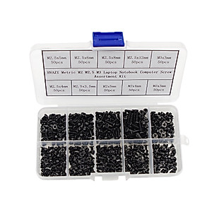 HVAZI Metric M2 M2.5 M3 Laptop Notebook Computer Screw Assortment Kit